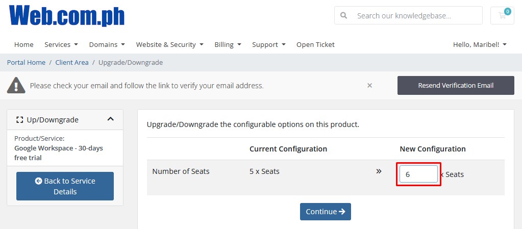 How to order additional seats for google workspace - Knowledgebase - WEB.COM.PH Inc.