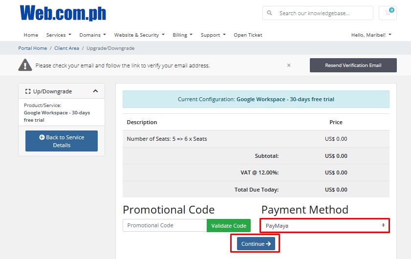 How to order additional seats for google workspace - Knowledgebase - WEB.COM.PH Inc.